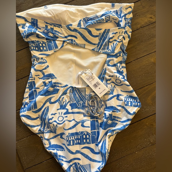 Vineyard Vines | Swim | Nwt Vineyard Vines Blue And White Onepiece ...